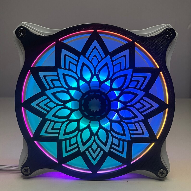 Mandala Gaming Computer Fan Shroud/ Grill /cover Custom 3D - Etsy