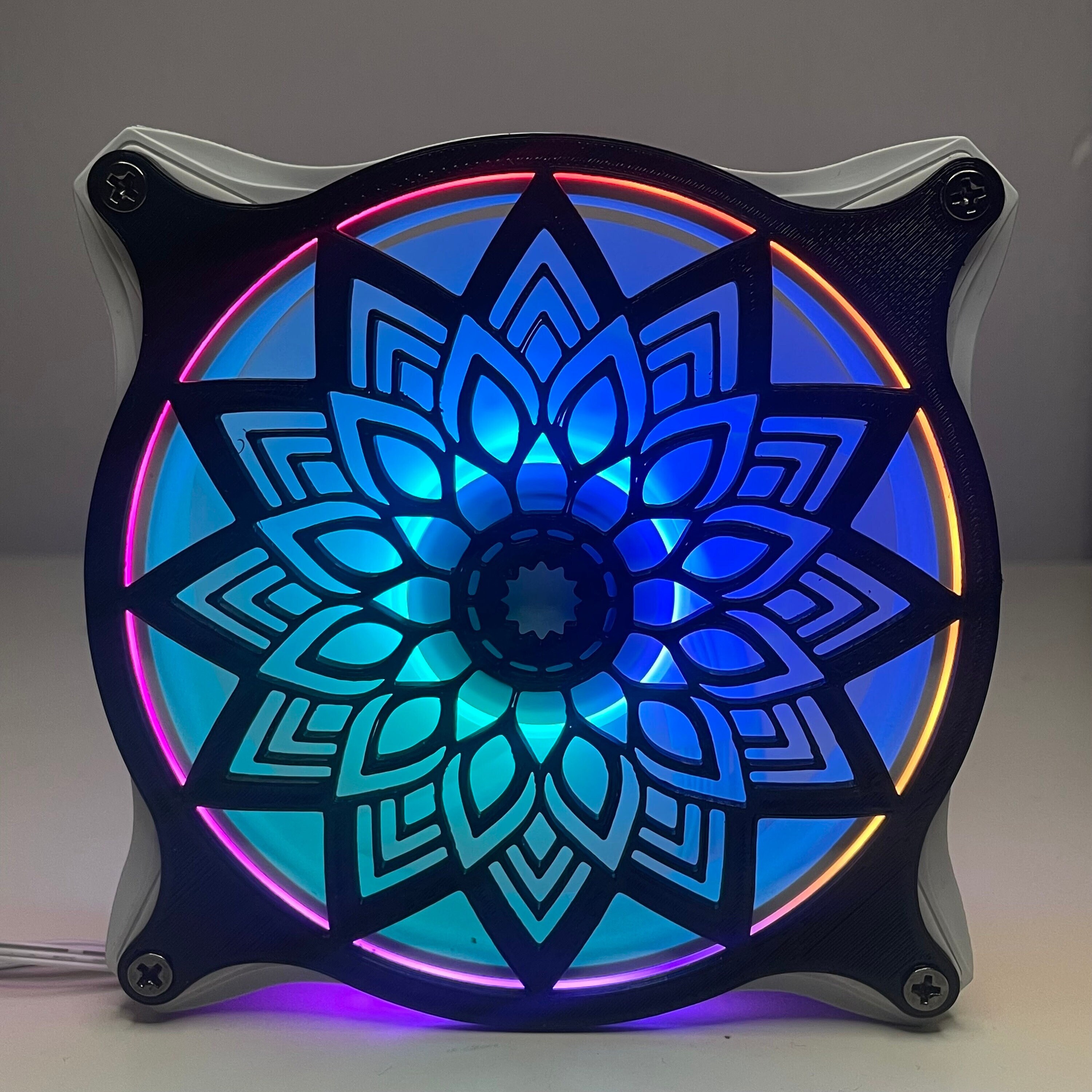 Mandala Gaming Computer Fan Shroud/ Grill /cover Custom 3D - Etsy