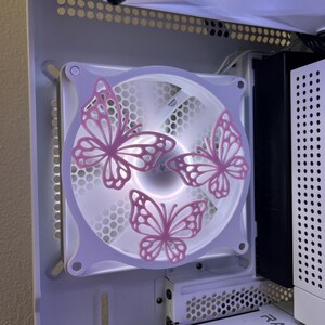 Butterfly Rain - PC Fan Shroud/ Grill /cover - 120mm, 140 Mm - Two ...