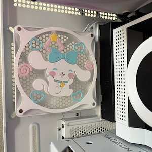 Arcade Puppy | Gaming Computer Fan Cover | 3D Printed - Etsy