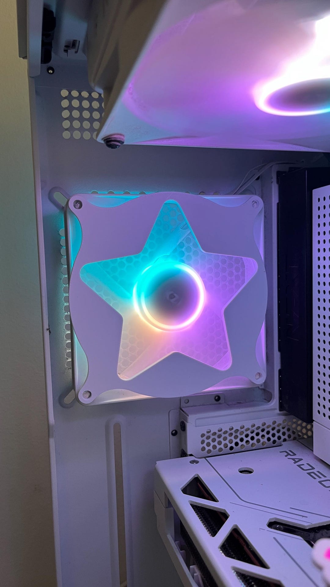 Star Cut Out 1 - Computer Fan Shroud/ Grill /cover - Custom 3D Printed ...