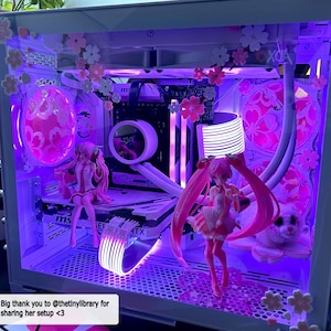 Sakura Branch PC Charms | Decoration Stick-on | Adhesive | Stick ...