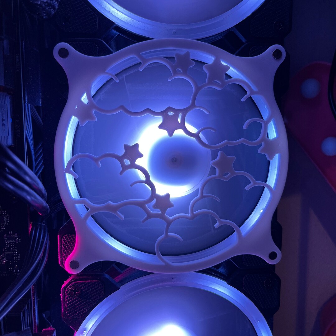 Cloudy Starry Sky PC Fan Shroud/ Grill /cover 120mm, 140 Mm - Etsy