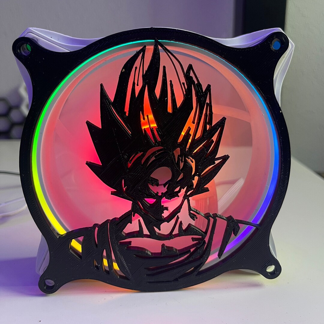 Goku Dragon Ball Z Gaming Computer Fan Shroud/ Grill /cover - Etsy