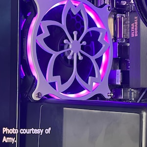 Sakura Flower - PC Fan Shroud/ Grill /cover - 120mm, 140 Mm - Etsy