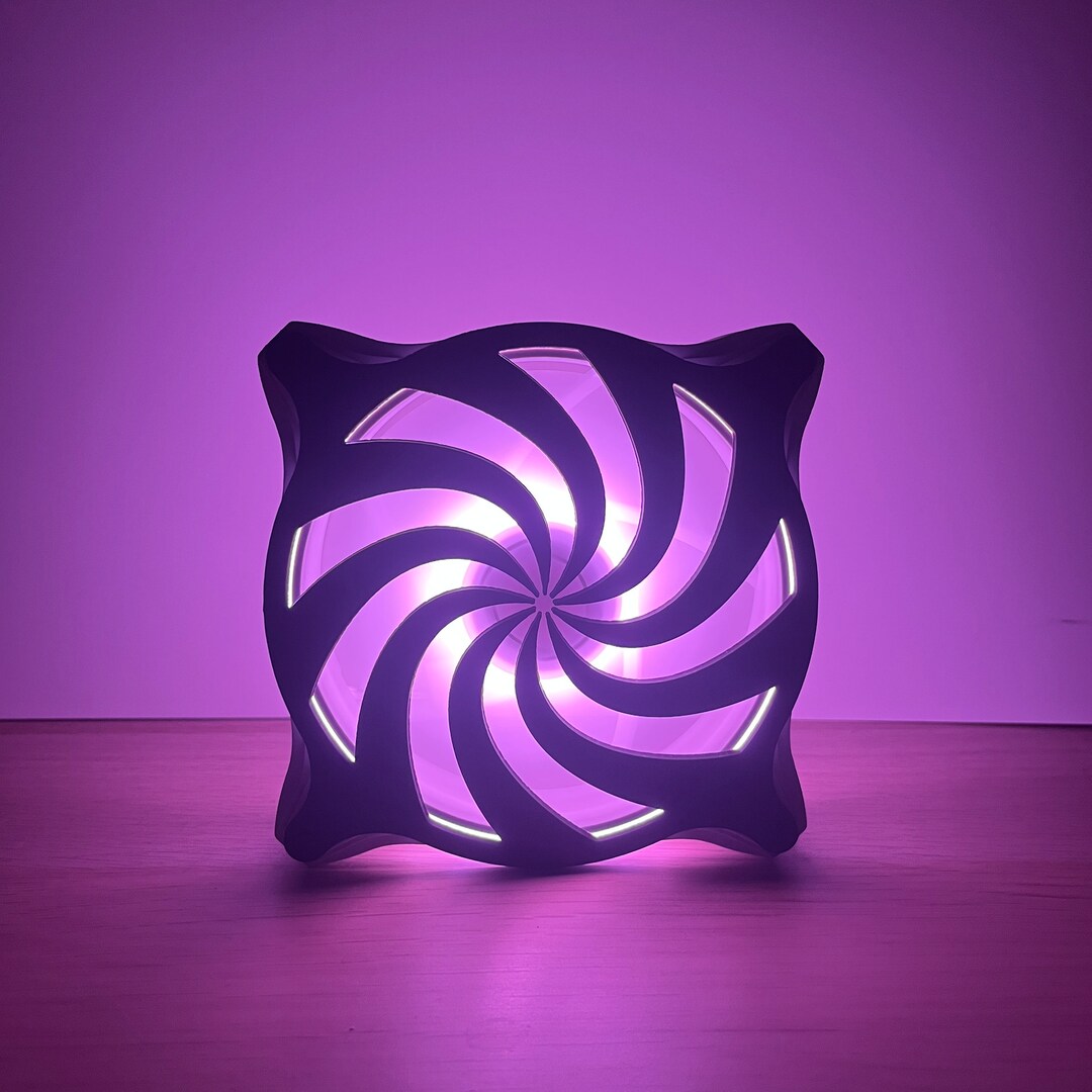 Hypnotic Spiral PC Fan Shroud/ Grill /cover 120mm 140 Mm - Etsy