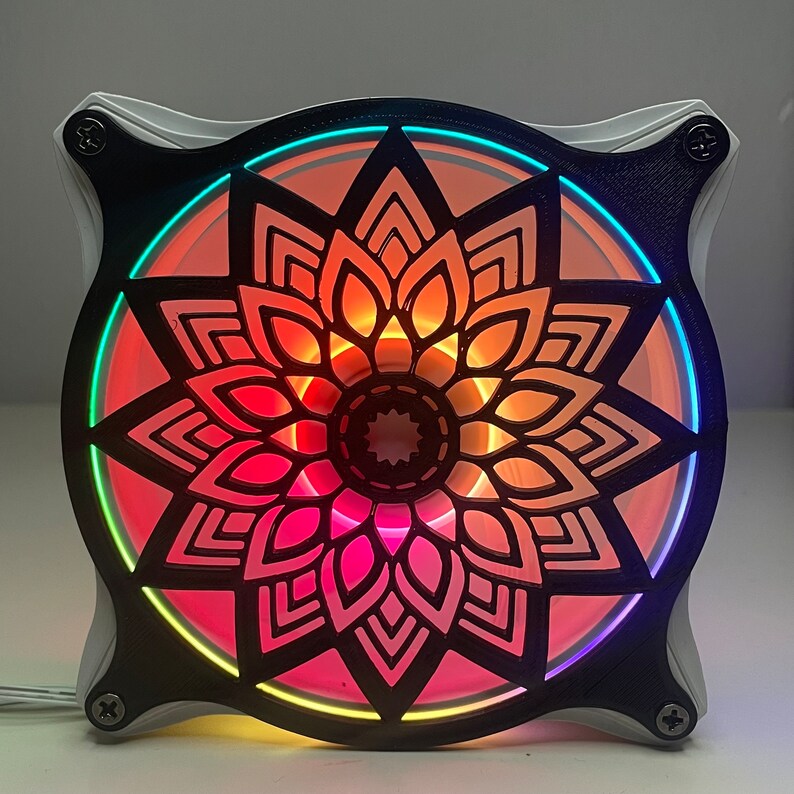 Mandala Gaming Computer Fan Shroud/ Grill /cover Custom 3D - Etsy