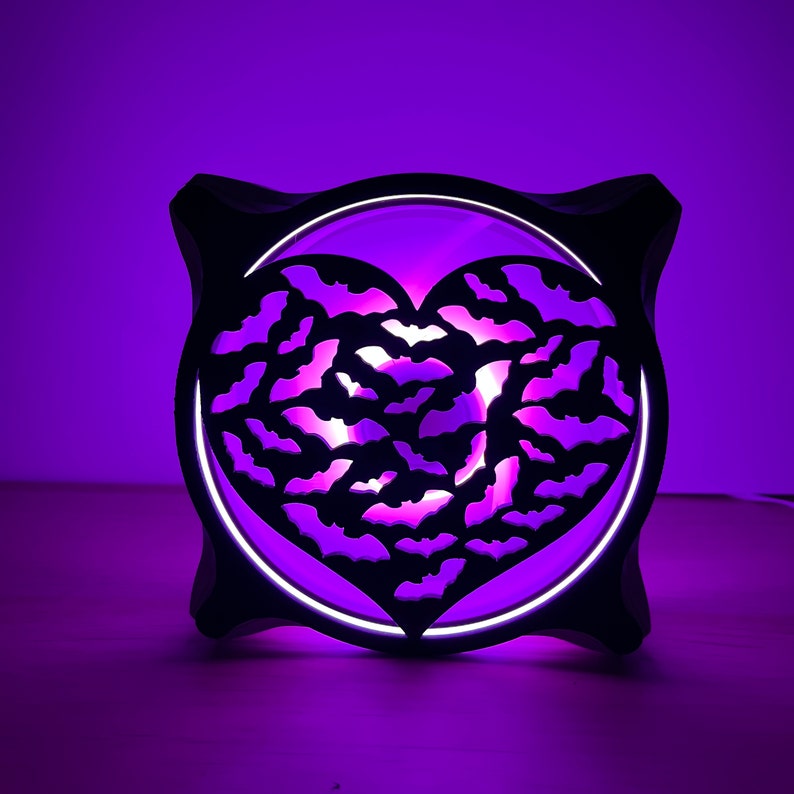Bat Heart Pattern - PC Fan Shroud/ Grill /cover - 120mm, 140 Mm - Etsy