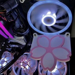 Sakura Platform | 120 Mm | 140 Mm | PC Fan Cover | PC Shelf - Etsy