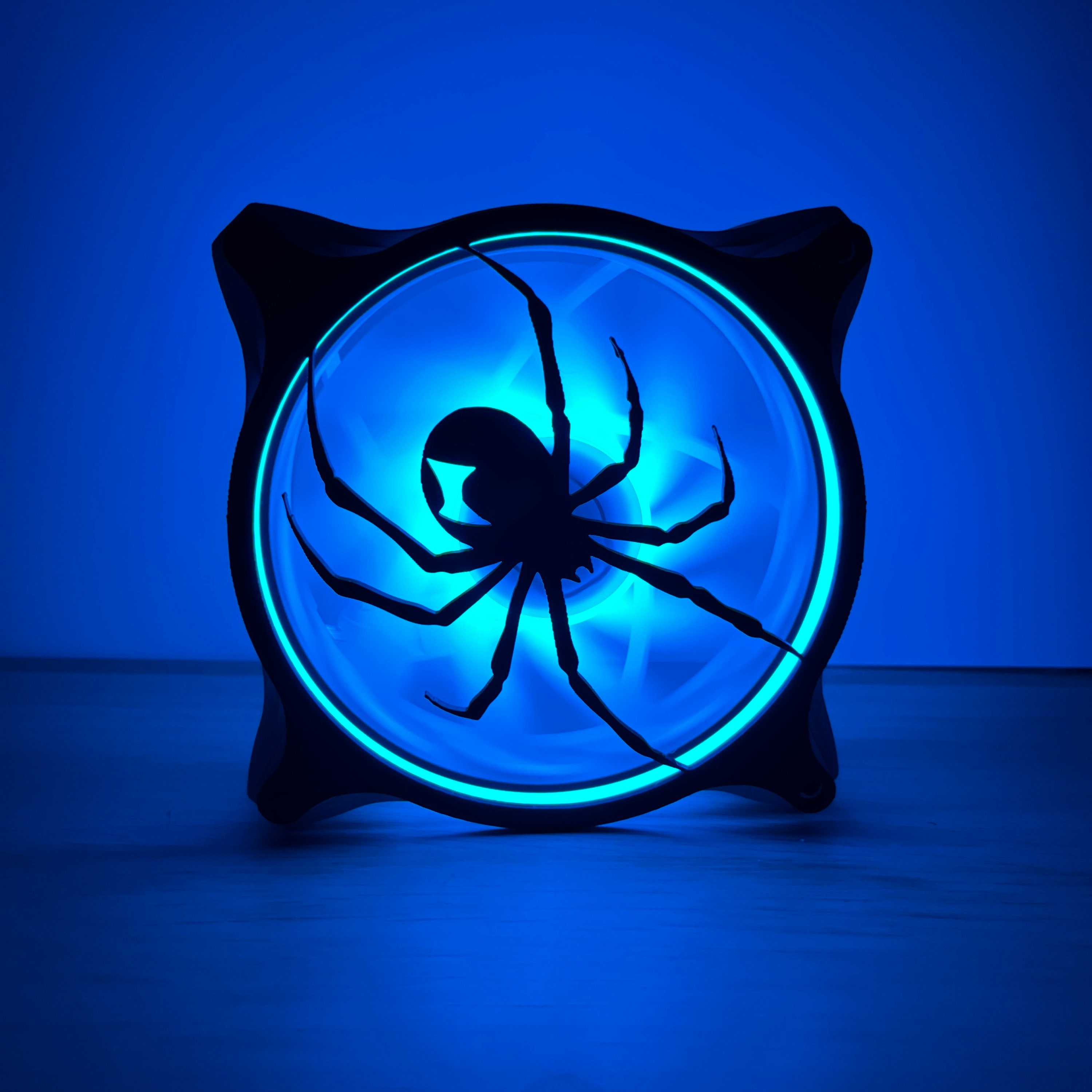 Black Widow - Gaming Computer Fan Shroud/ Grill /cover - Custom 3D ...