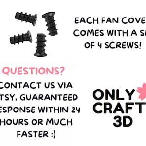 Custom Designed PC Fan Covers 120, 140 Mm - Etsy