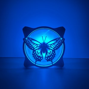 Butterfly - Gaming Computer Fan Shroud/ Grill /cover - Custom 3D ...