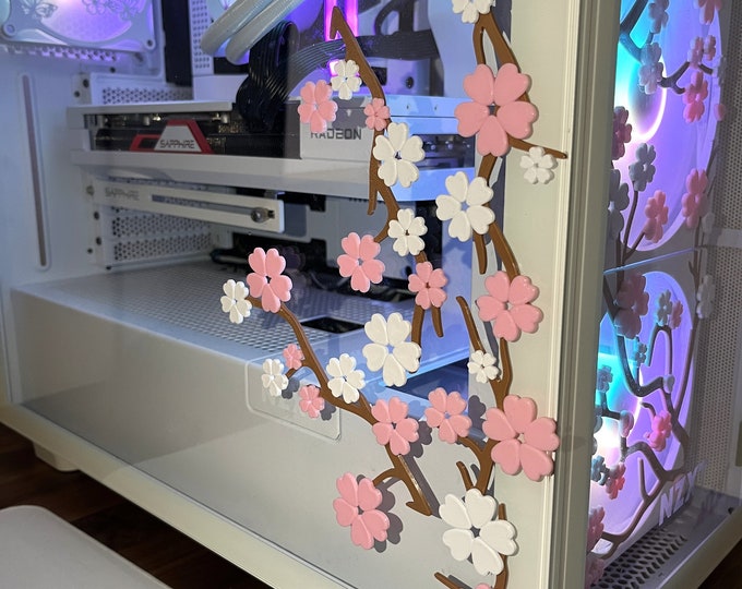 Gaming PC | "sakura" by Optimist | Streaming Ready | Pink Floral PC - Etsy