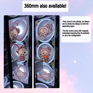 Custom Designed PC Fan Covers 120, 140 Mm - Etsy
