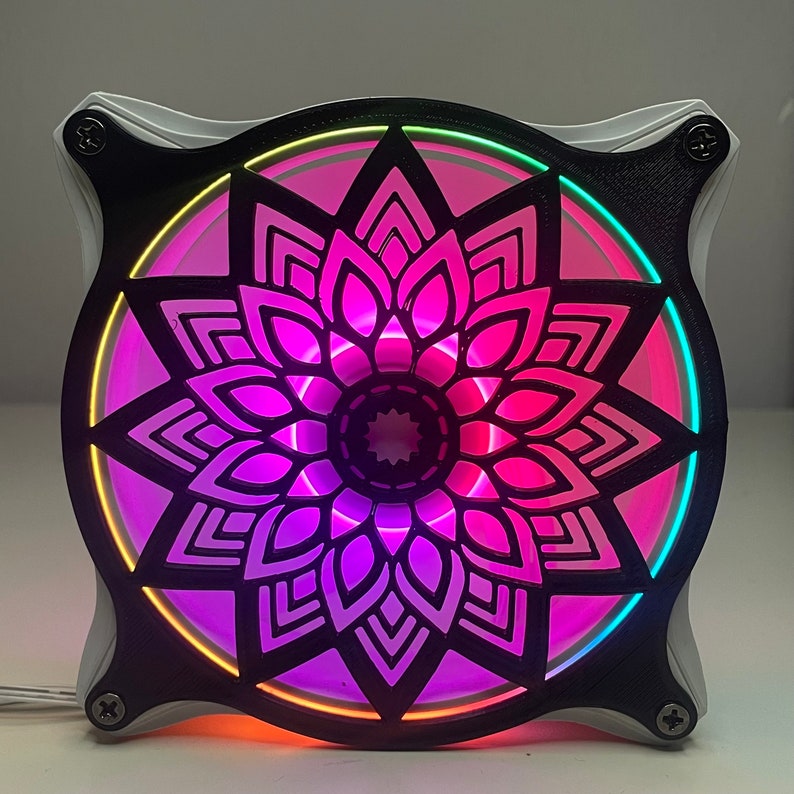 Mandala Gaming Computer Fan Shroud/ Grill /cover Custom 3D - Etsy