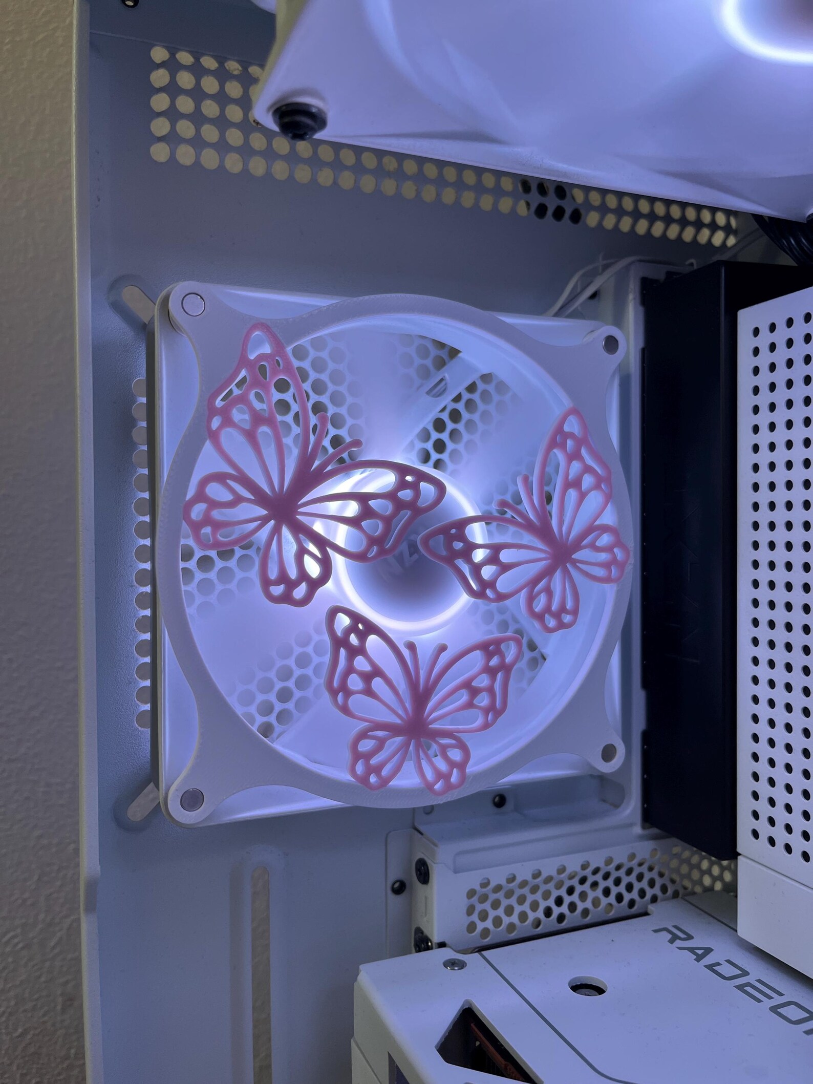 Butterfly Rain - PC Fan Shroud/ Grill /cover - 120mm, 140 Mm - Two ...