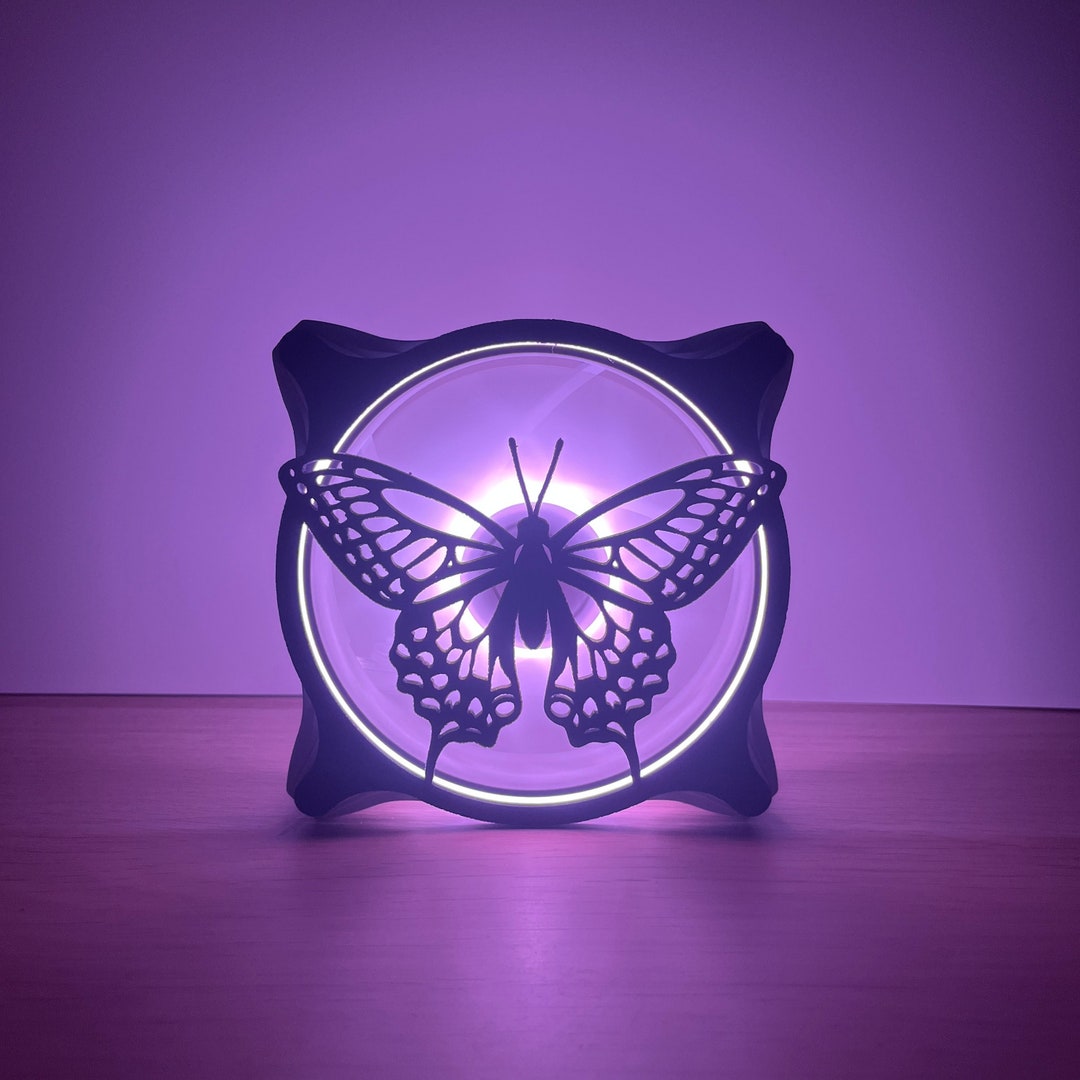 Butterfly Gaming Computer Fan Shroud/ Grill /cover Custom 3D Printed ...