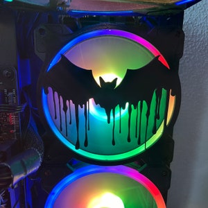 Spooky Bat - PC Fan Shroud/ Grill /cover - 120mm, 140 Mm - Etsy