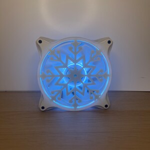 Snowflake - Gaming Computer Fan Shroud/ Grill /cover - Custom 3D ...