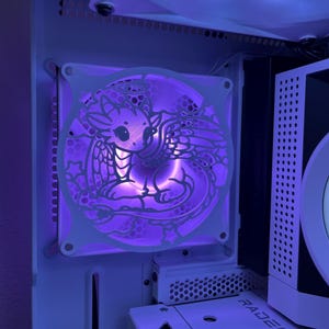Celestial Dragon - RGB Gaming Computer Fan Shroud/ Grill /cover ...