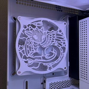 Celestial Dragon - RGB Gaming Computer Fan Shroud/ Grill /cover ...
