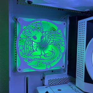Celestial Dragon - RGB Gaming Computer Fan Shroud/ Grill /cover ...