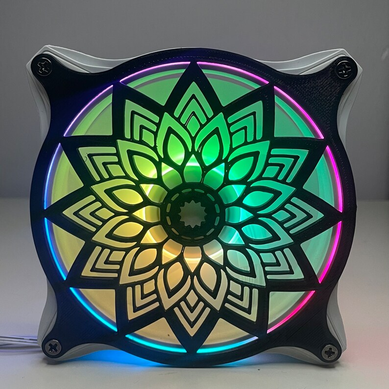 Mandala Gaming Computer Fan Shroud/ Grill /cover Custom 3D - Etsy