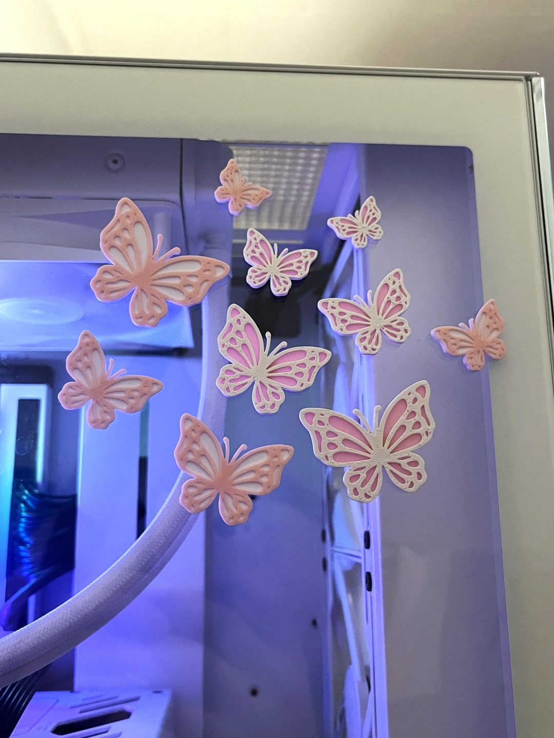 Butterfly PC Charms | Decoration Stick-on | Adhesive | Stick Anywhere ...