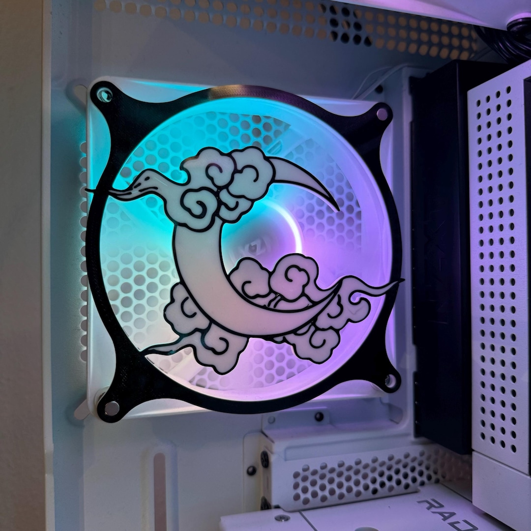 Anime Night Sky - RGB Gaming Computer Fan Shroud/ Grill /cover - Custom ...