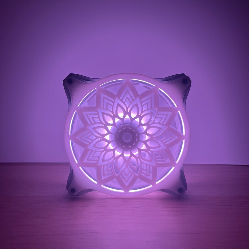 Mandala - Gaming Computer Fan Shroud/ Grill /cover - Custom 3D Printed ...