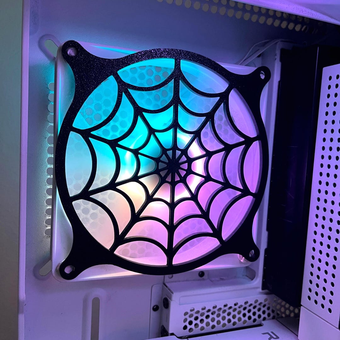 Spiderweb - Gaming Computer Fan Shroud/ Grill /cover - Custom 3D ...