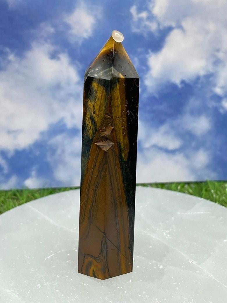 Blue Tigers Eye Towers Crystal Towers Blue Tigers Eye - Etsy