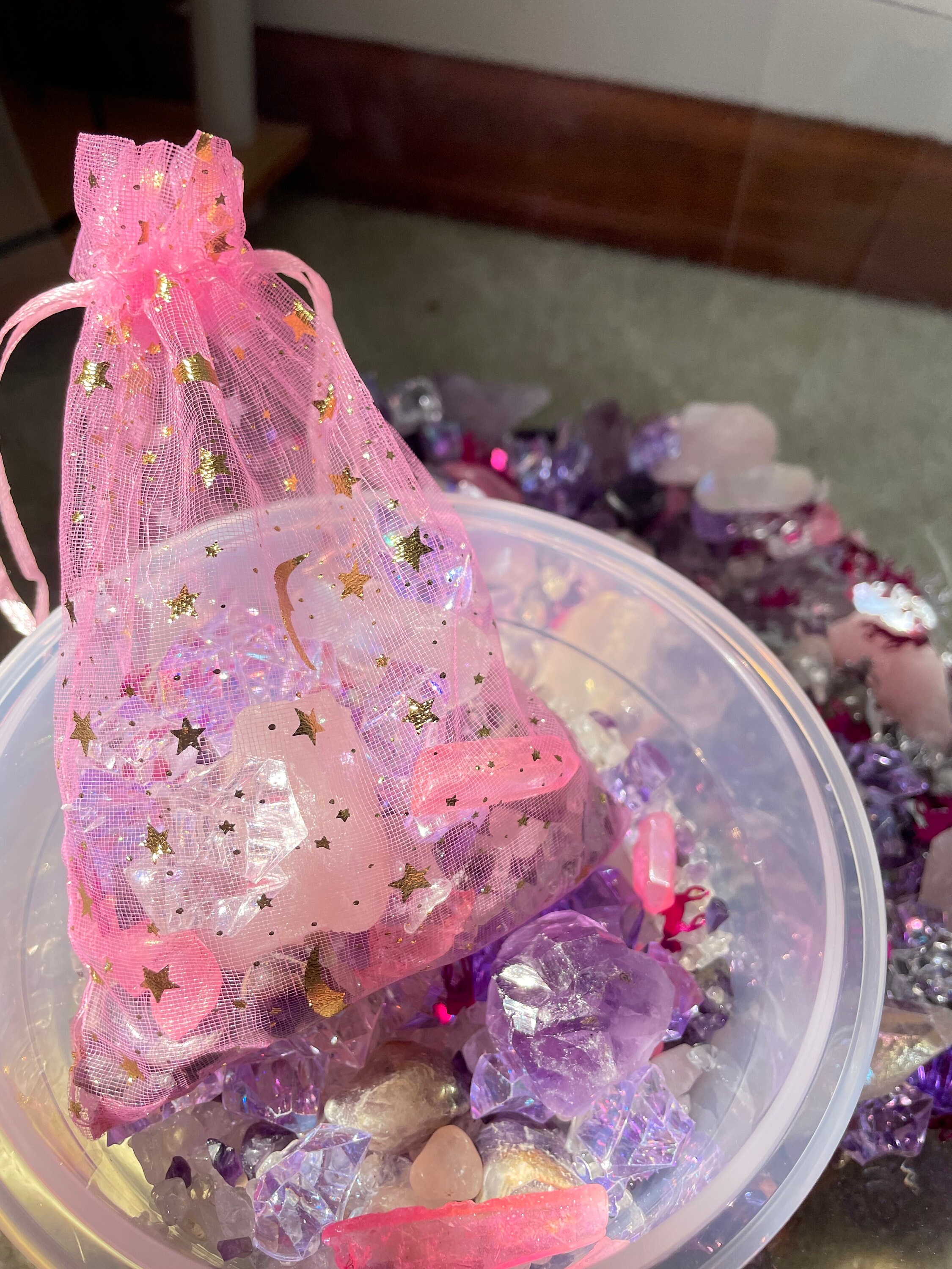 Crystal Confetti Scoops ~ Magical Mix Crystal Confetti Scoops ~ Pink ...