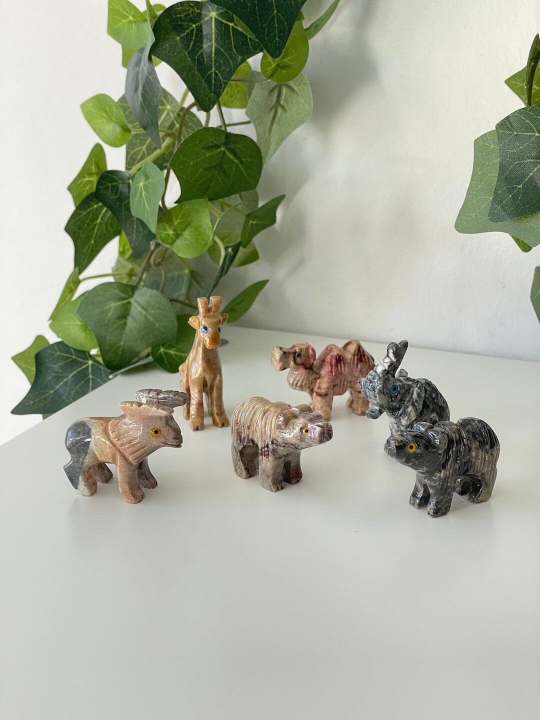 Animal Carvings ~ Soapstone Animal Carvings ~ Crystal Carved Animals ...