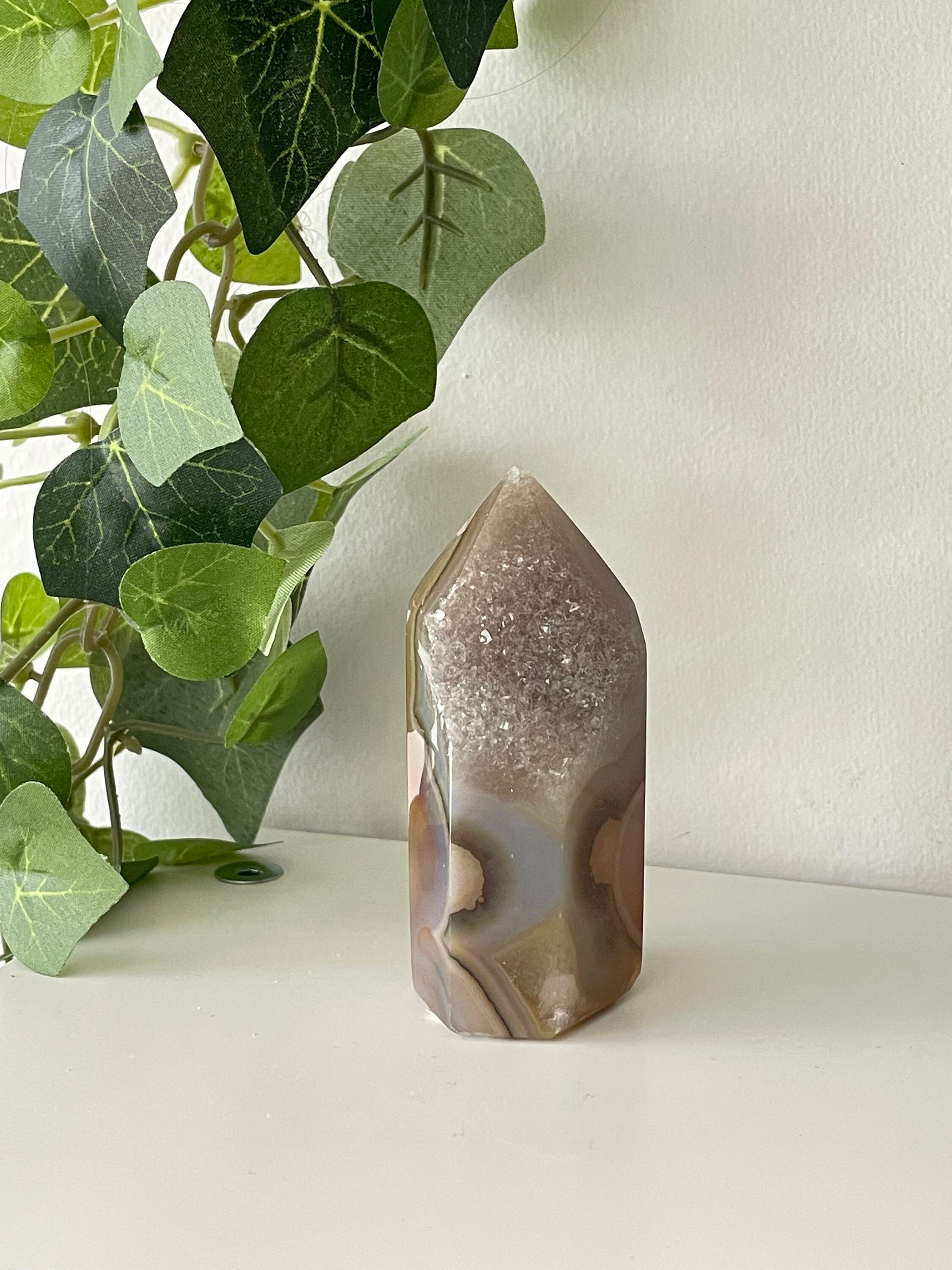 Agate Mini Towers Mini Agates With Druzy Mini Agate Towers - Etsy