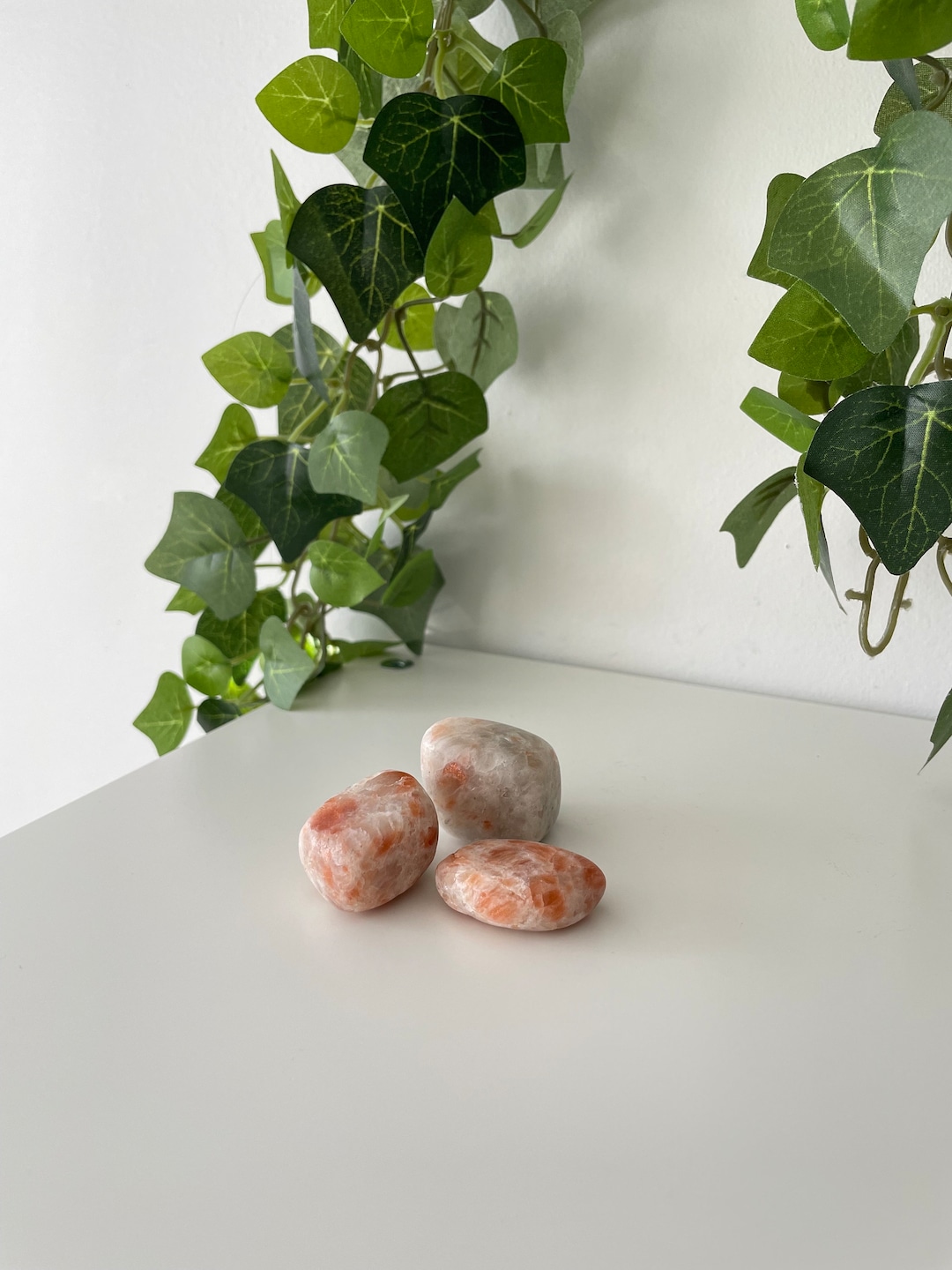 Sunstone Tumbled ~ Tumbled Sunstone From India ~ Bright Orange/cream ...