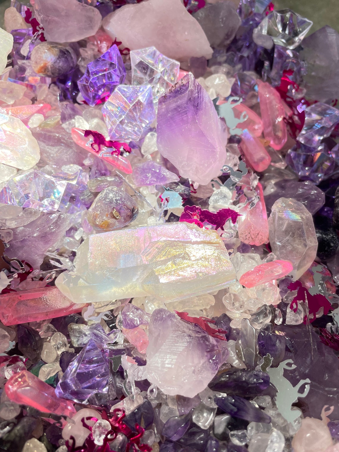 Crystal Confetti Scoops ~ Magical Mix Crystal Confetti Scoops ~ Pink ...