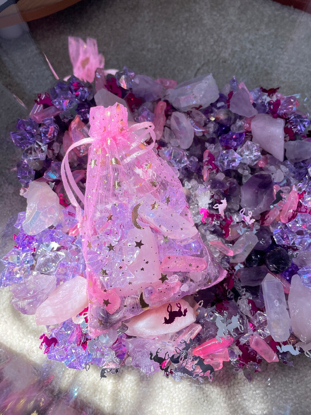 Crystal Confetti Scoops ~ Magical Mix Crystal Confetti Scoops ~ Pink ...