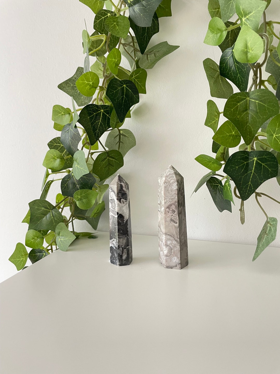 Picasso Jasper Towers ~ Crystal Towers ~ Picasso Jasper ~ Grey Crystal ...