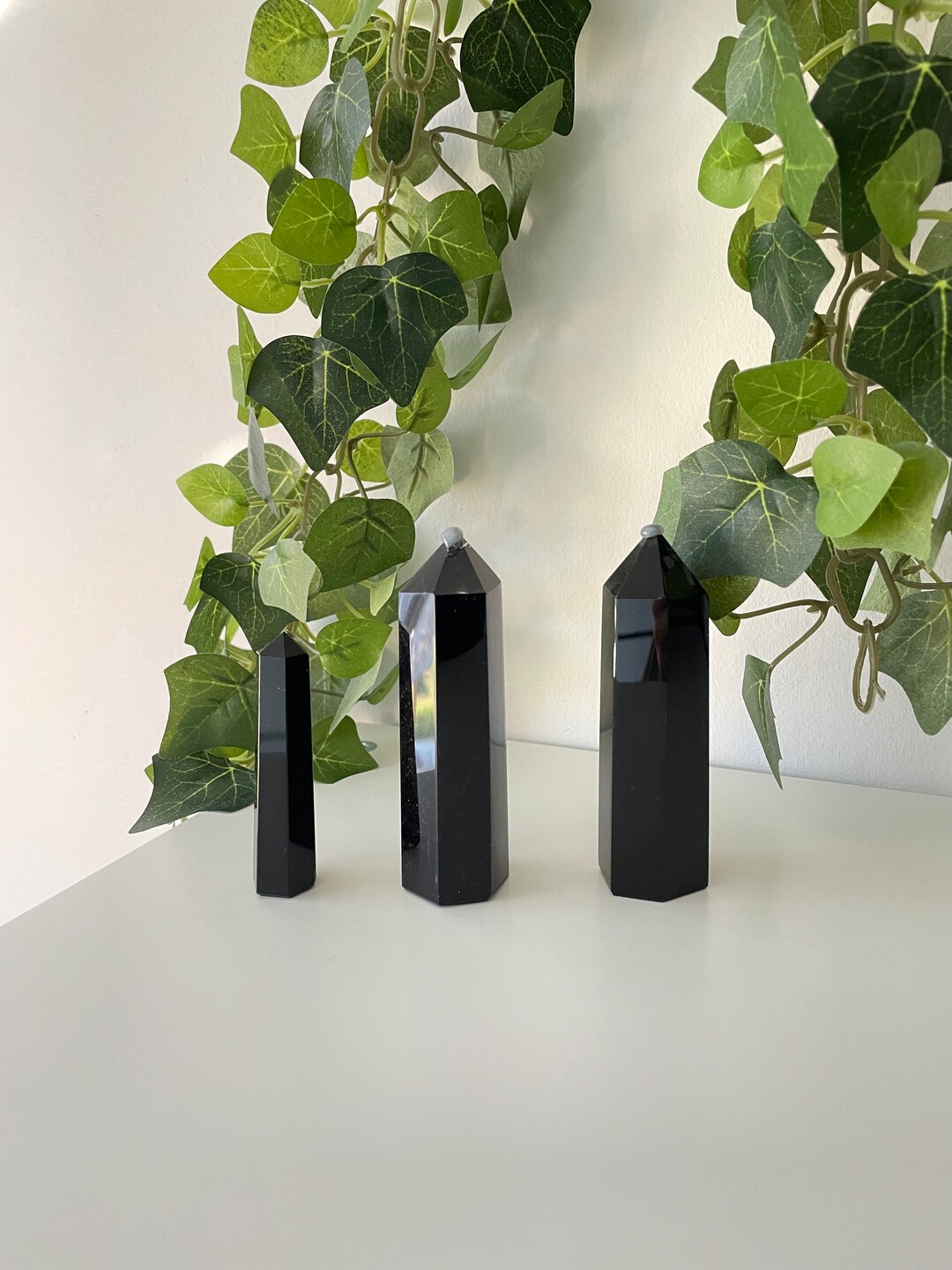Black Obsidian Towers ~ Crystal Tower ~ Black Obsidian ~ Grounding ...