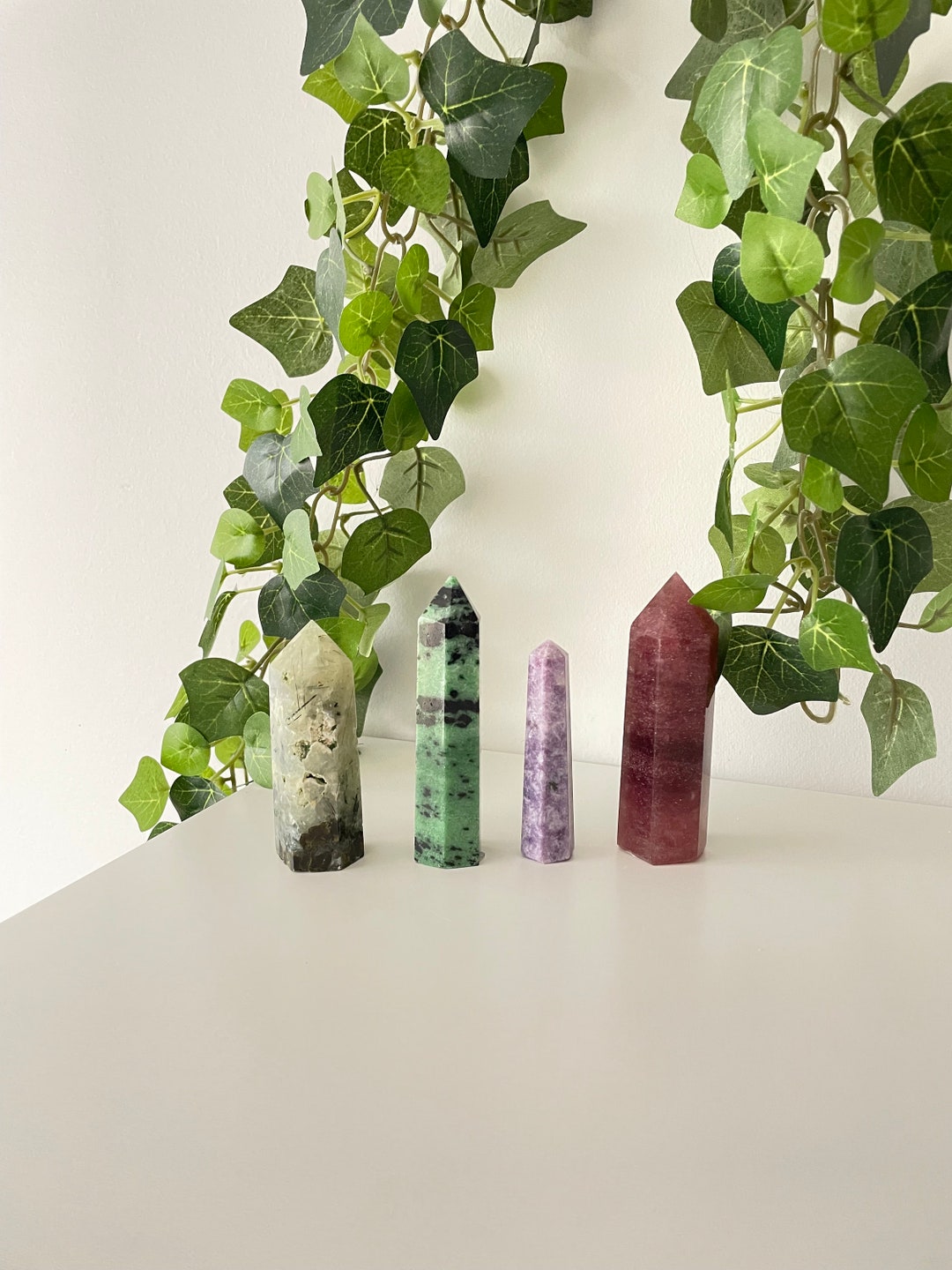 Mixed Crystal Towers ~ You Choose ~ Small Crystal Towers ~ Prehnite ...