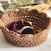 Small Crochet Bowl | Jewelry Dish | Decorative Tray - Etsy