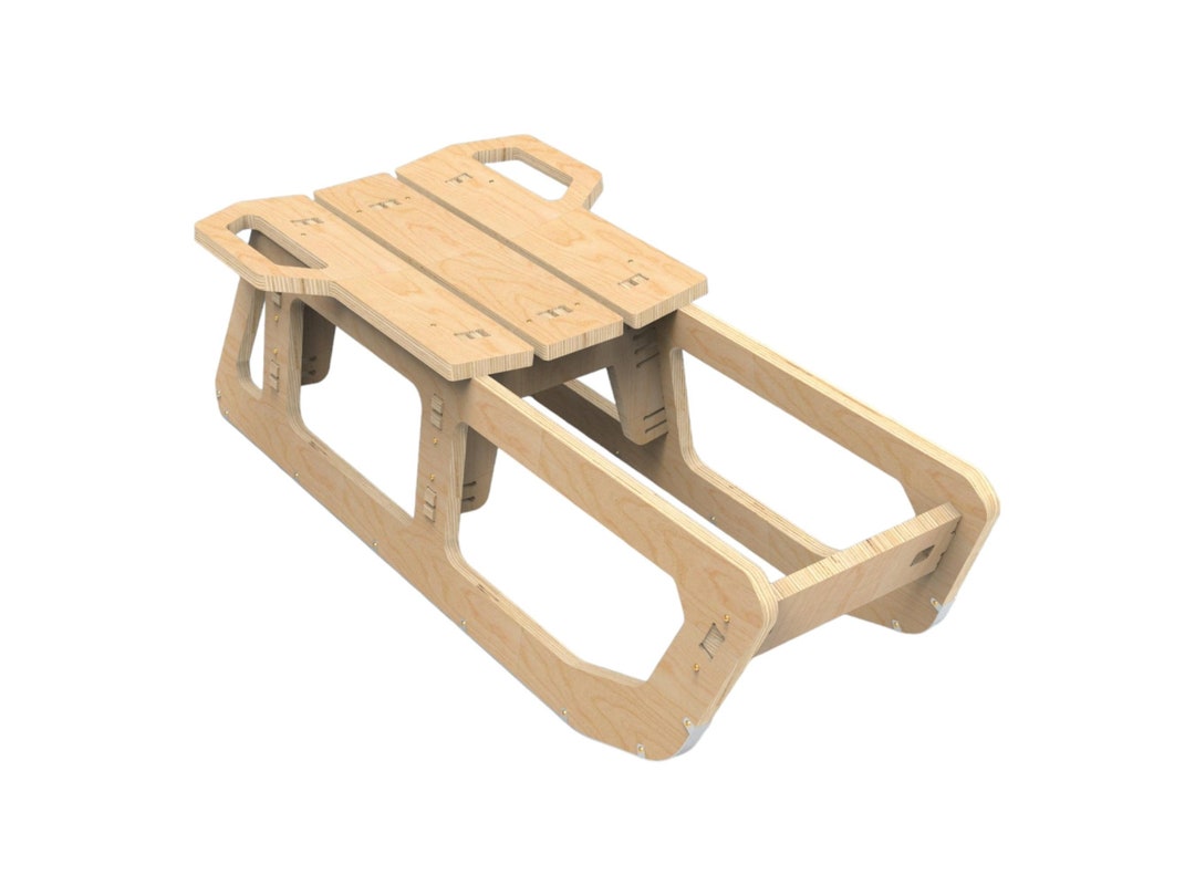 Wooden Sled Vector Template, Sleigh Sled Dxf, Sleigh Ride, Winter ...
