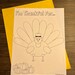 Thankful Turkey Activity Page Printable Fall Coloring Sheet Children's ...