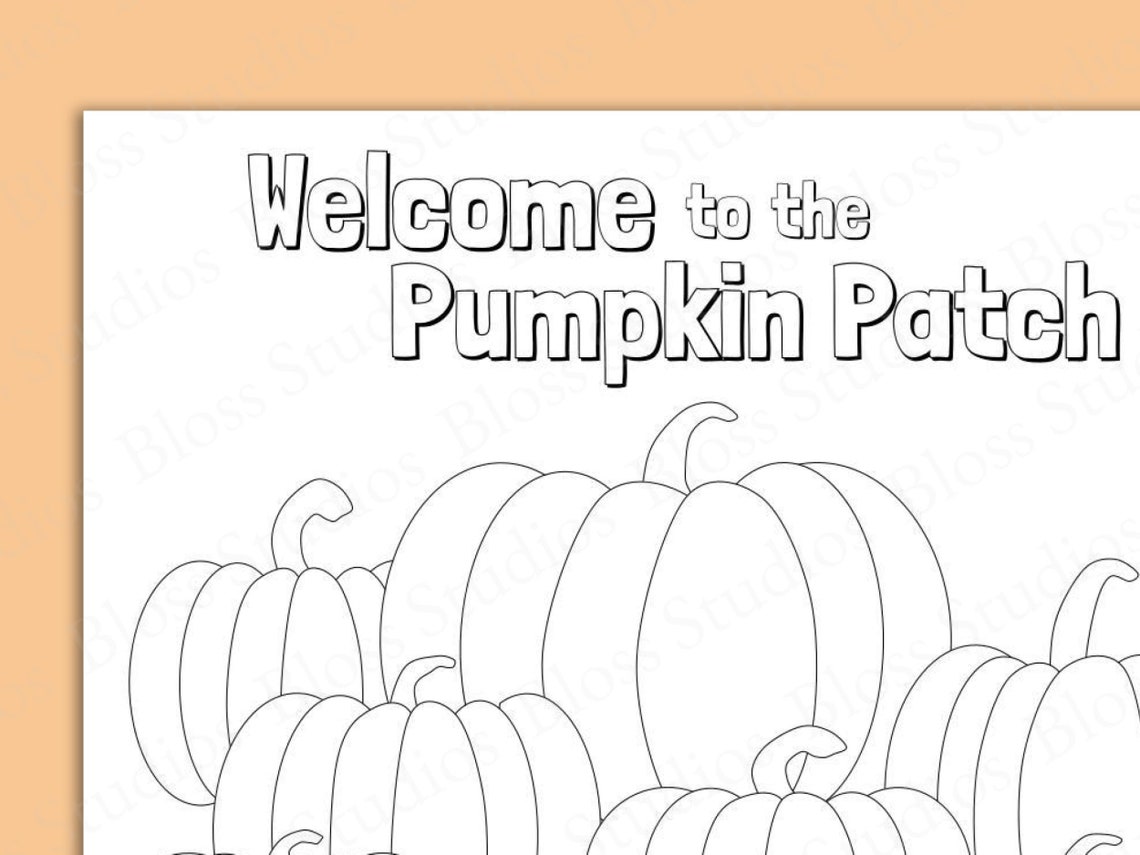 Fall Coloring Sheet | Kids Activity Page | Printable Coloring Page ...