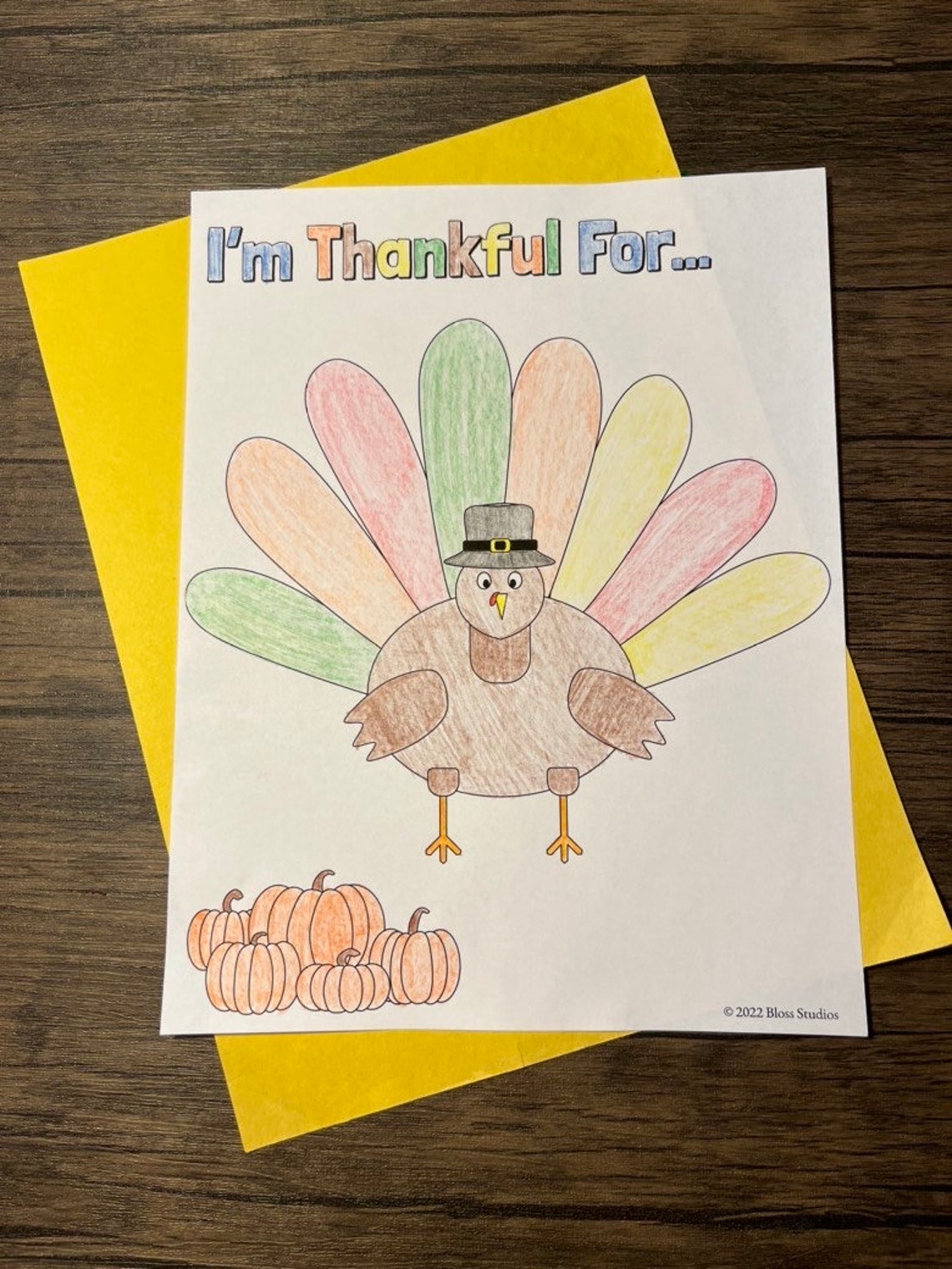Thankful Turkey Activity Page | Printable Fall Coloring Sheet ...
