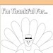 Thankful Turkey Activity Page | Printable Fall Coloring Sheet ...
