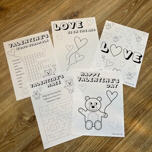 Valentine's Day Activity Bundle for Kids | Children's Valentines ...
