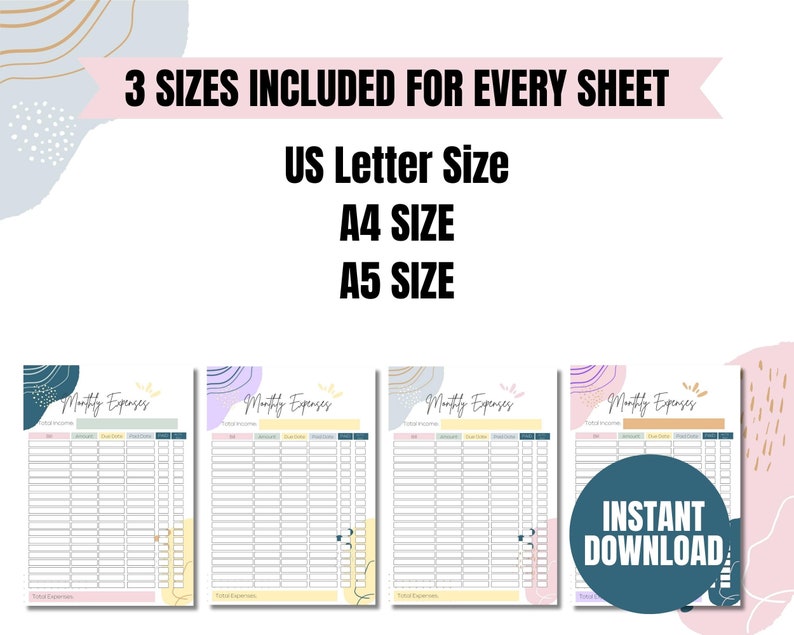 Expense tracker checklist yearly printable - superiorholf Expense tracker checklist yearly printable - superiorholf