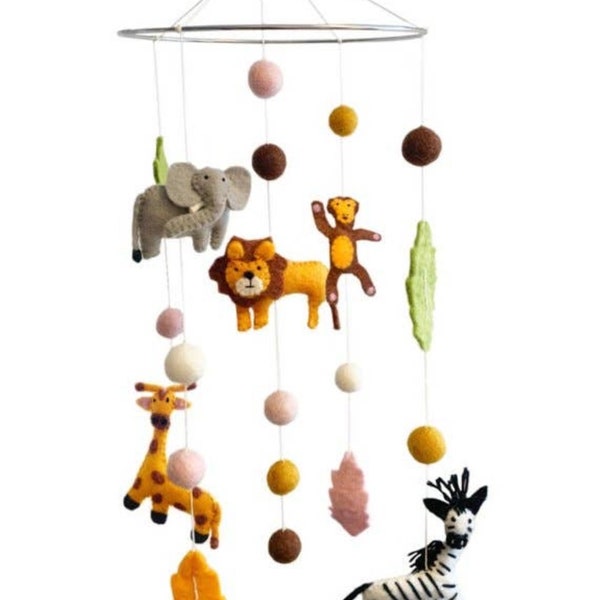 Animal Baby Mobile - Etsy